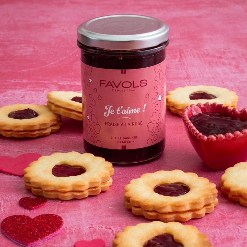 Je t'aime... (Fraise à la Rose) - Favols
