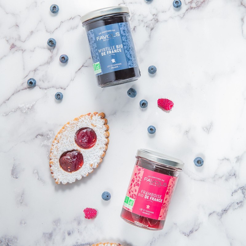 Confiture Fraise de France bio - Favols